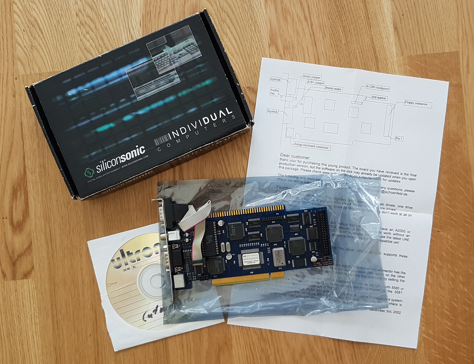 Sold - Individual Computers Catweasel MK III "Flipper" floppy controller + C64 SID chip | AmiBay